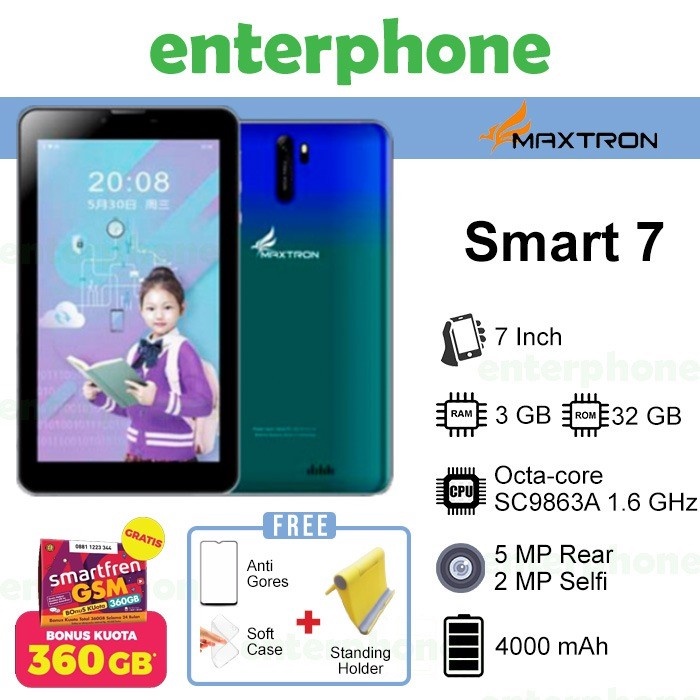 Jual Maxtron Genio Smart Tab 3/32Gb Garansi Resmi | Shopee Indonesia