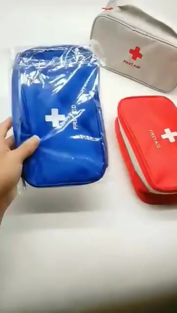 Jual Tas P3K Pouch Dompet First Aid Kit Merah Kotak Obat Organizer ...