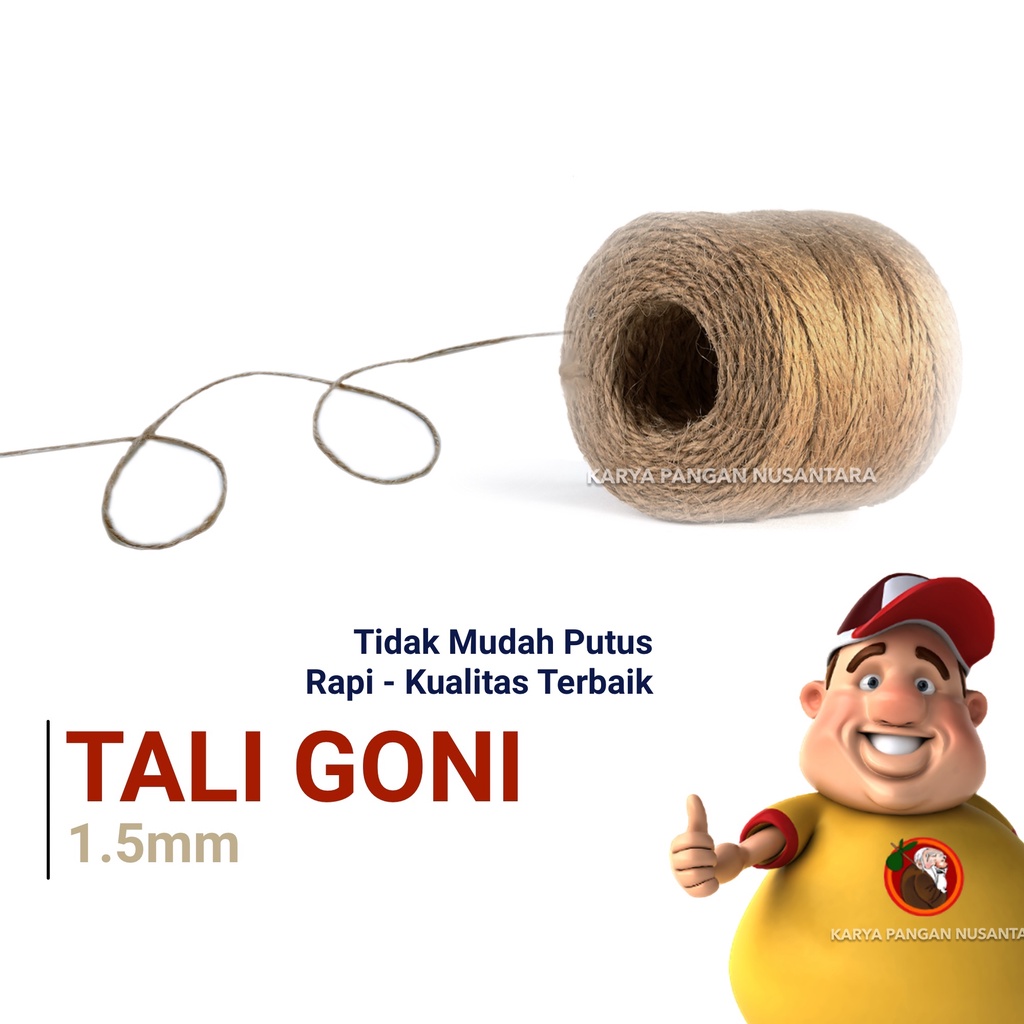Jual TALI GONI 2MM TALI RAMI TALI BOX HAMPERS CRAFT SOUVENIR PER METER ...