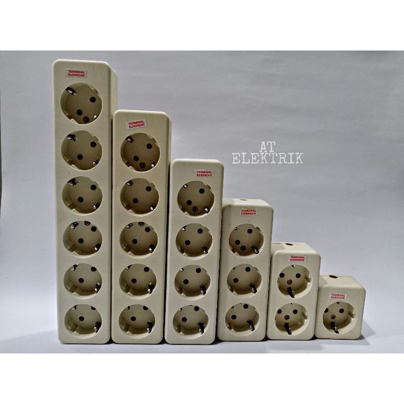 Jual Stop Kontak Uticon / Terminal / ( 1, 2, 3, 4, 5, dan 6 Lubang ) | Shopee Indonesia