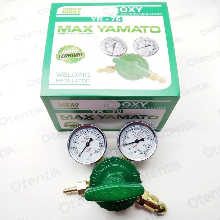 Jual REGULATOR OKSIGEN YAMOTO MAX YR 76 - OXYGEN GAS WELDING REGULATOR YR76 | Shopee Indonesia