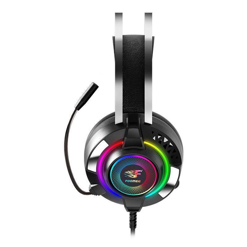 Jual Headphone Gaming Foomee QG 16 RGB / Headphone super gaming full ...
