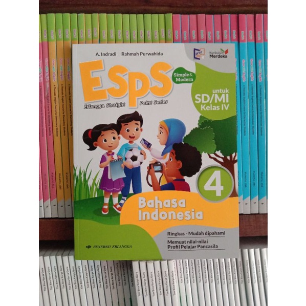 Jual Buku ESPS SD/MI kelas 4 kurikulum Merdeka. ESPS IPAS vol 1& 2, bhs Indonesia, pendidikan ...