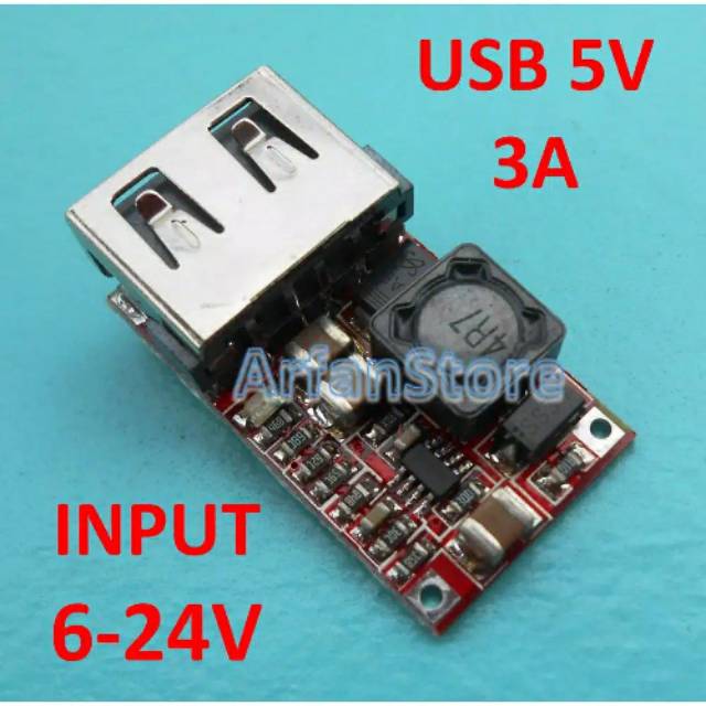 Jual Modul Charger USB 5V 3Amper | Shopee Indonesia