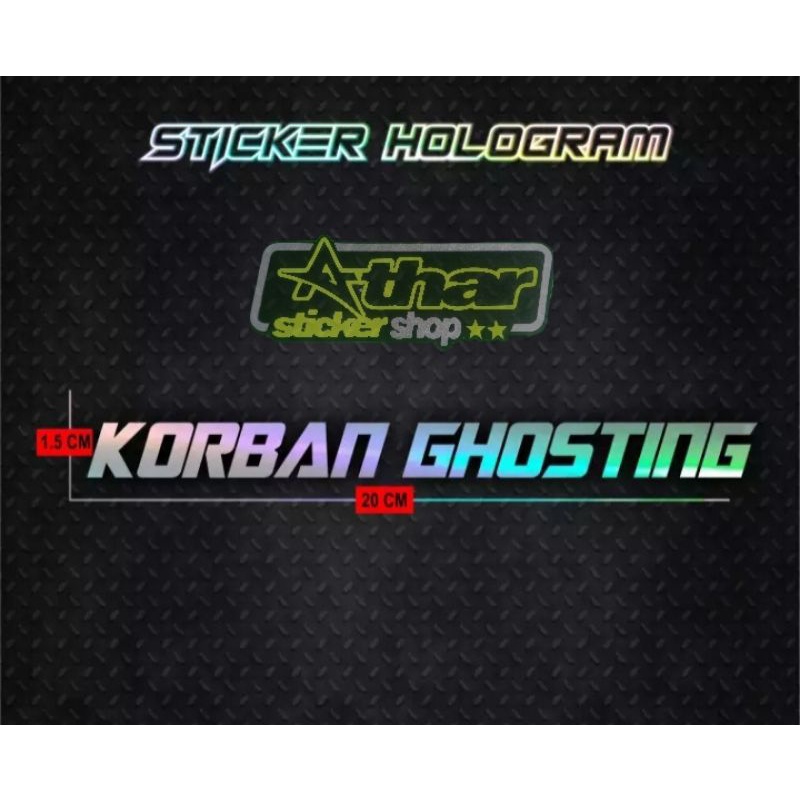 Jual STICKER KORBAN GHOSTING CUTTING STICKER CUTTING MOTOR CUTTING ...
