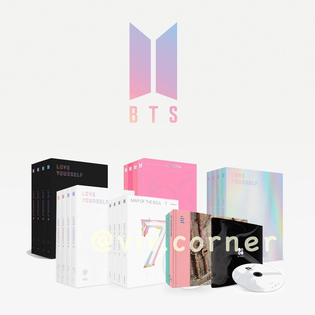 Jual BTS Official Album - BE Essential, MOTS 7, MOTS Persona LY Her, LY ...