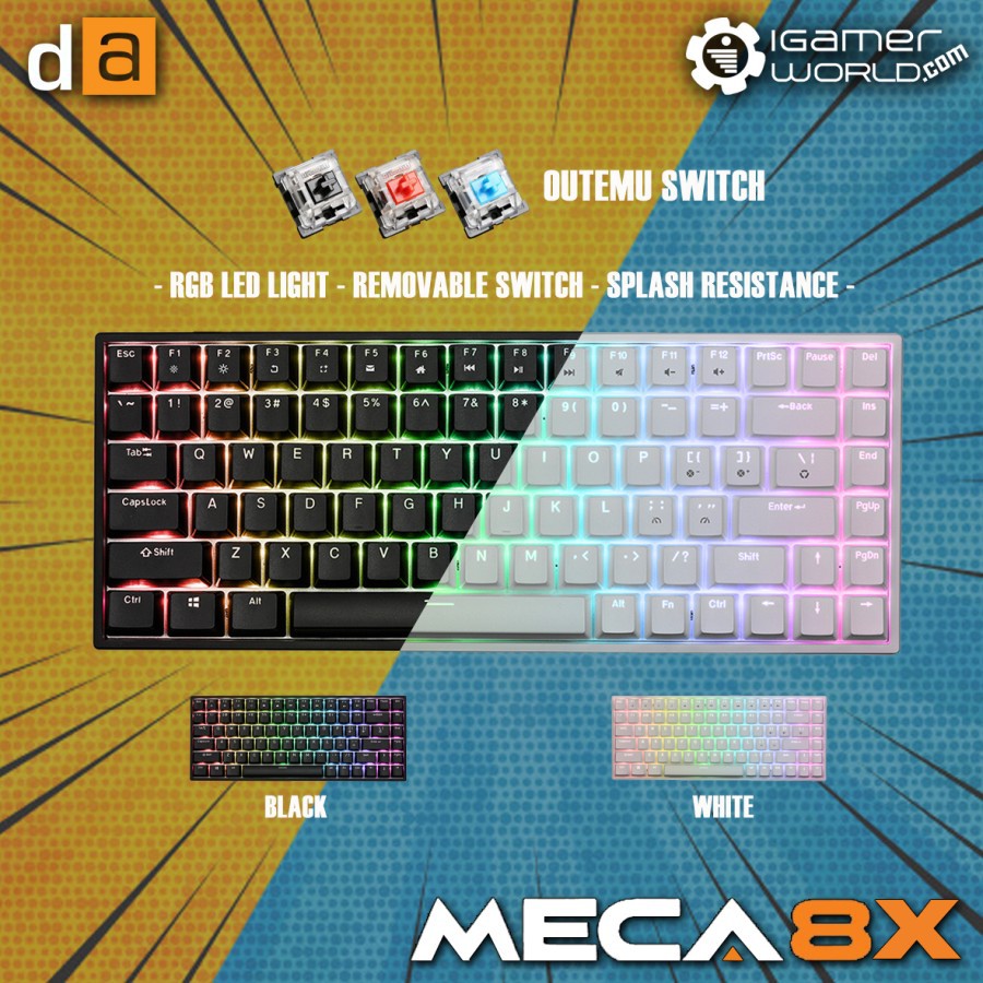 Jual Digital Alliance Meca 8X Mechanical Gaming Keyboard | Shopee Indonesia