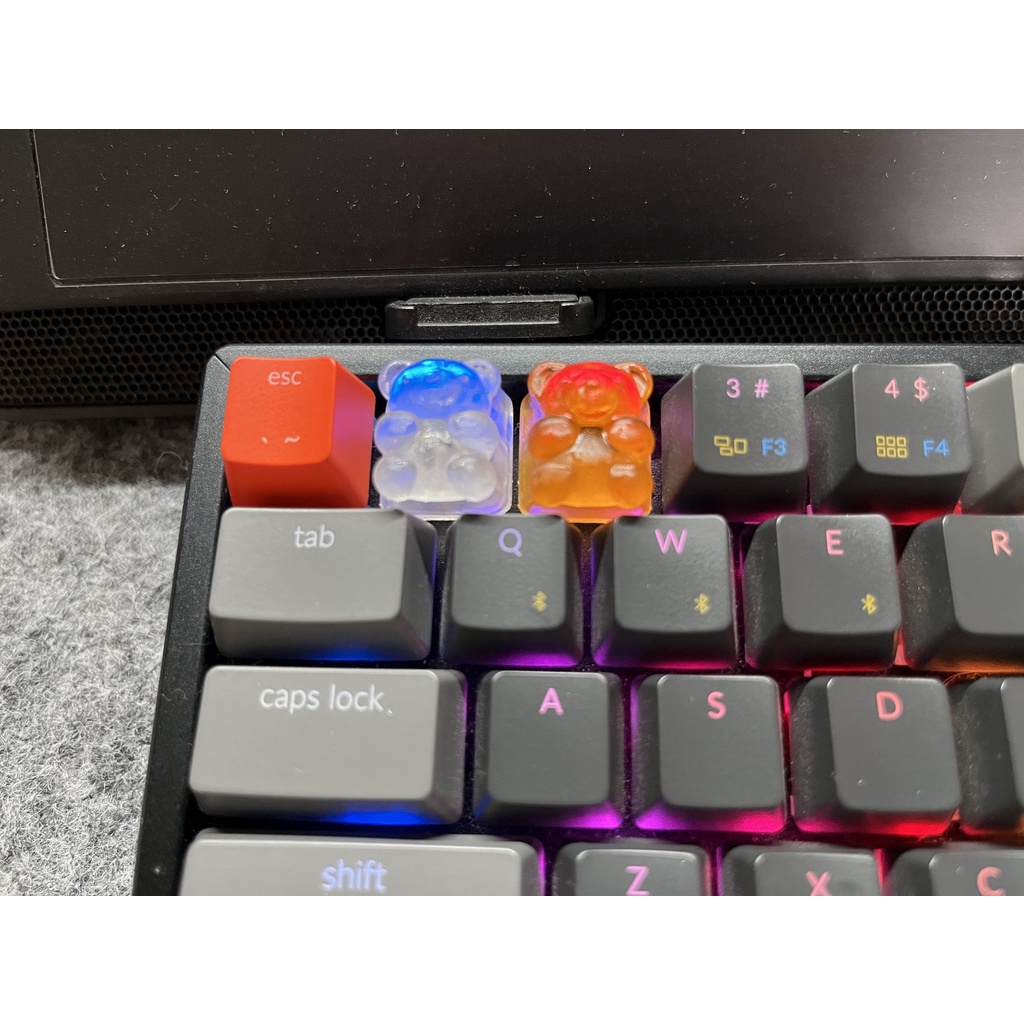 Jual Keycaps mechanical keyboard artisan Gummy bear Tranparant | Shopee ...