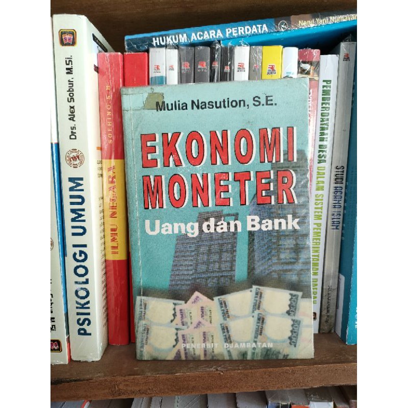 Jual Buku Ekonomi moneter uang dan bank karangan mulia Nasution ...