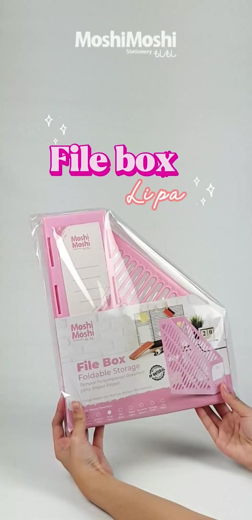 Jual File Box Moshi Foldable Storage Tempat Penyimpan Lipat Dokumen Kantor | Shopee Indonesia