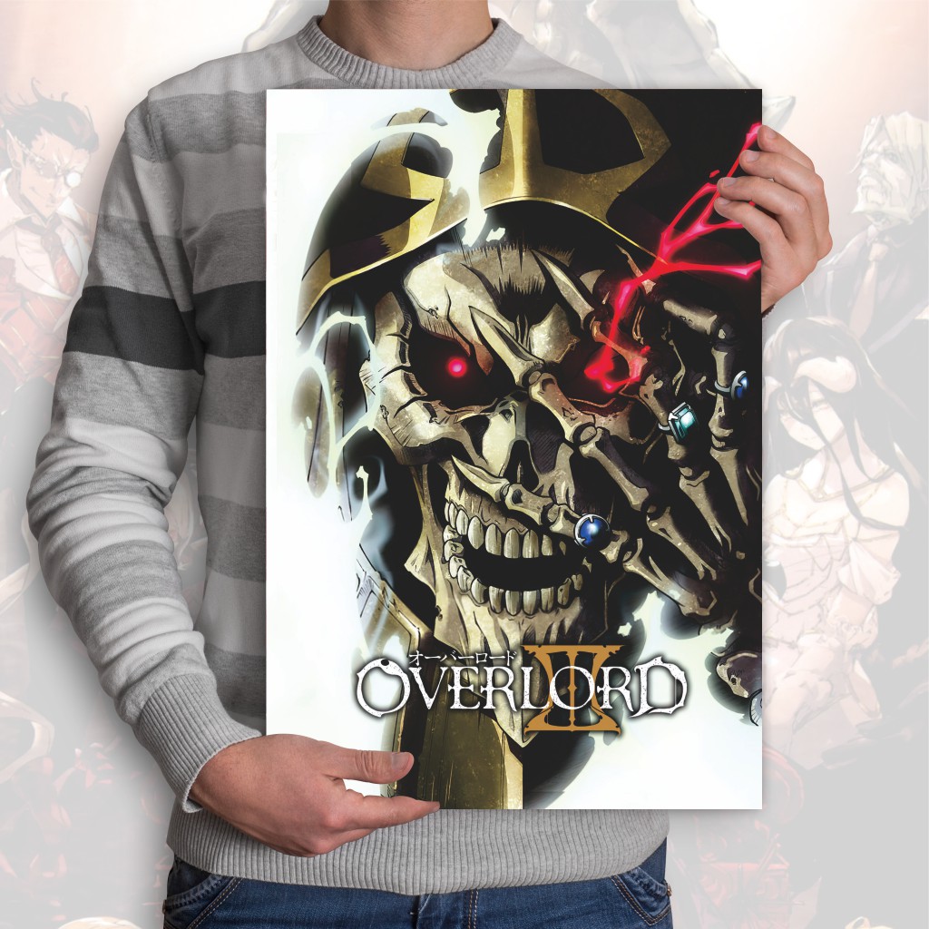 Jual Poster Overlord Anime Ainz Albedo Momonga Demiurge Shalltear ...