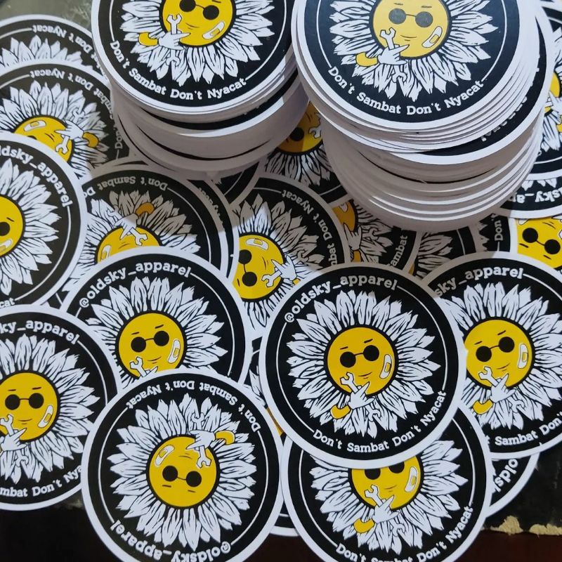 Jual Stiker Vinyl Distro Racing Helm Motor Casing Hp Kaca Laptop Oldsky ...