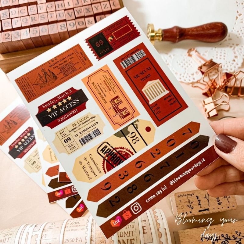 Jual aesthetic sticker vintage | Shopee Indonesia