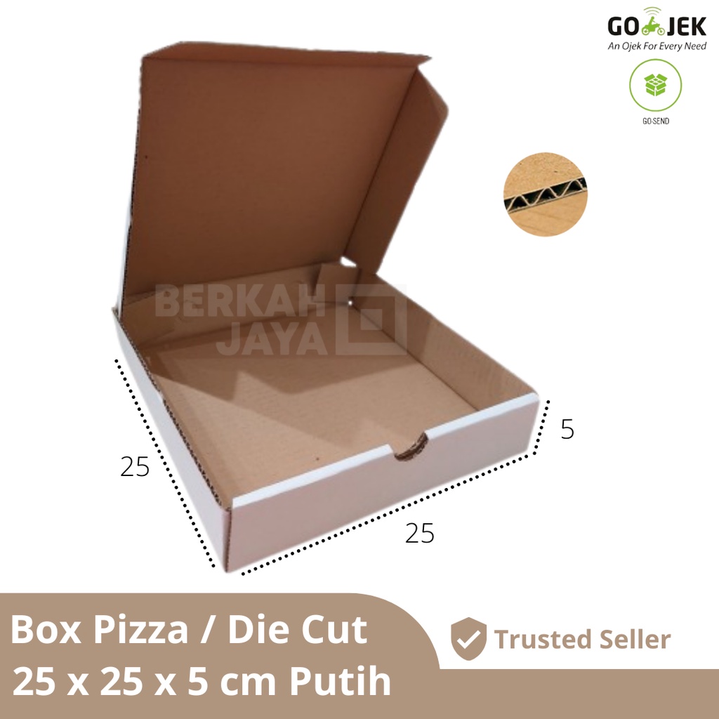 Jual Box Pizza Putih / Kardus / Hampers / Dus Packing / Gift Box ...