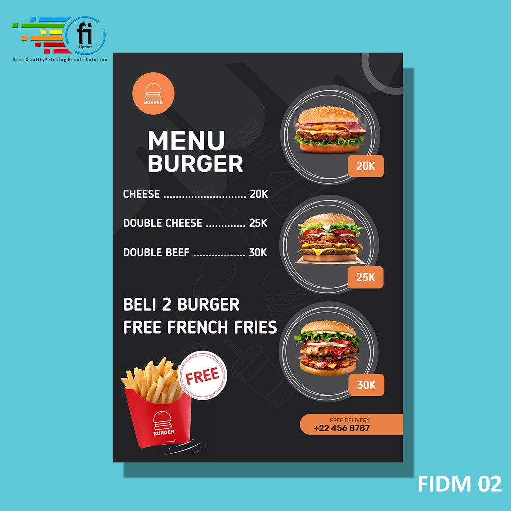 Jual Jasa Desain Daftar Menu Makanan & Minuman Custom | Edit menu Cafe ...