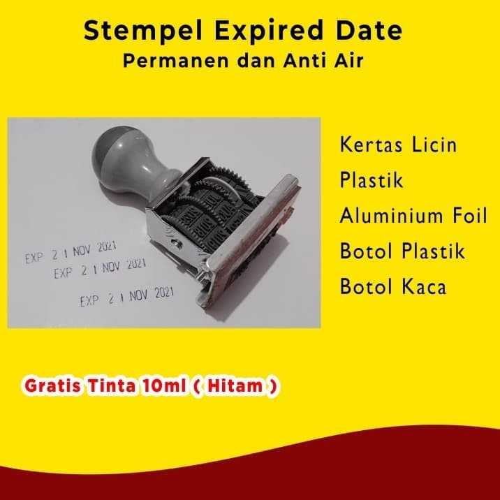 Jual Stempel Expired Date / Tanggal Kadaluarsa dengan Tinta Permanen ...