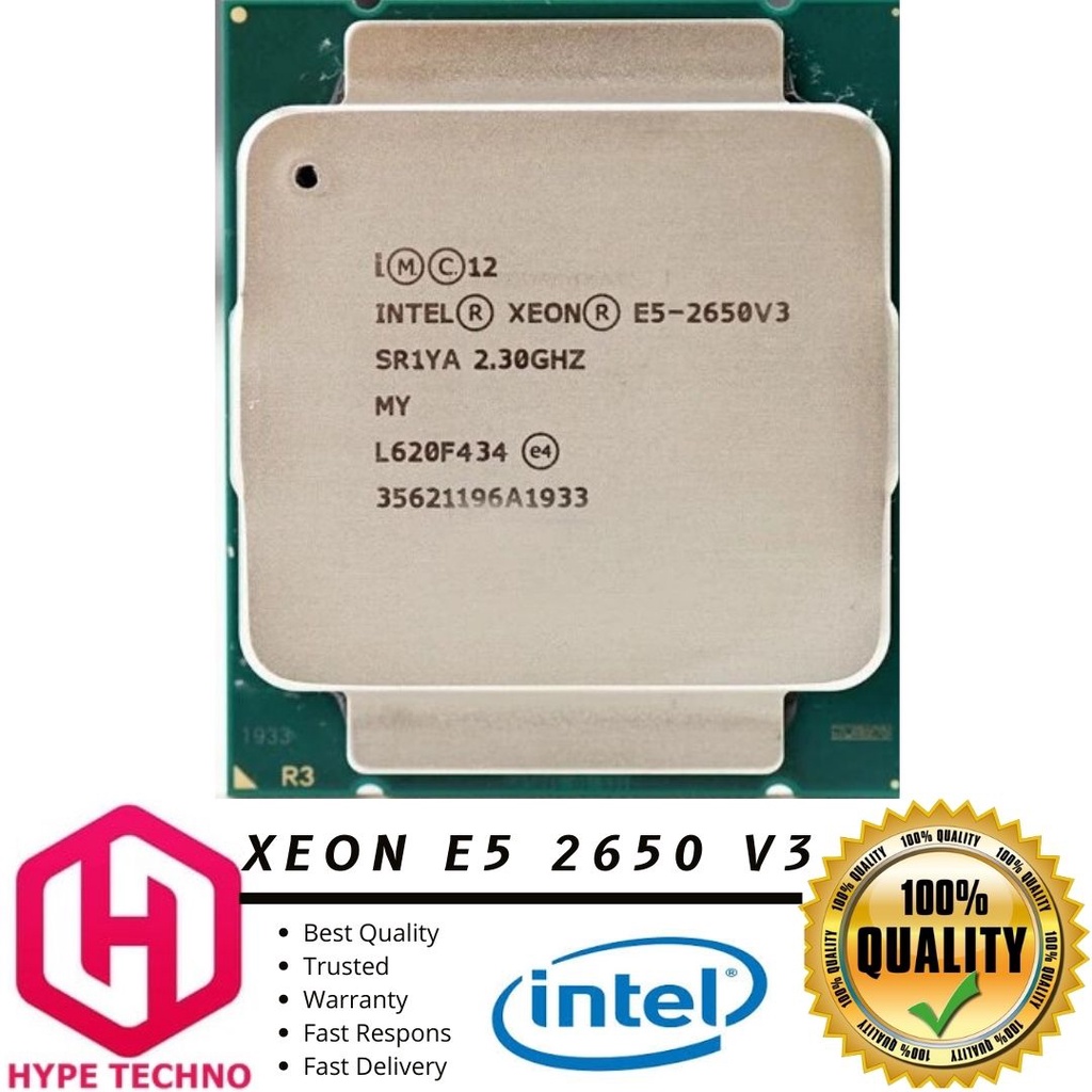 Jual INTEL XEON E5 2650 V3 - 10Cores 20Thread 2.30Ghz up to 3.00Ghz ...