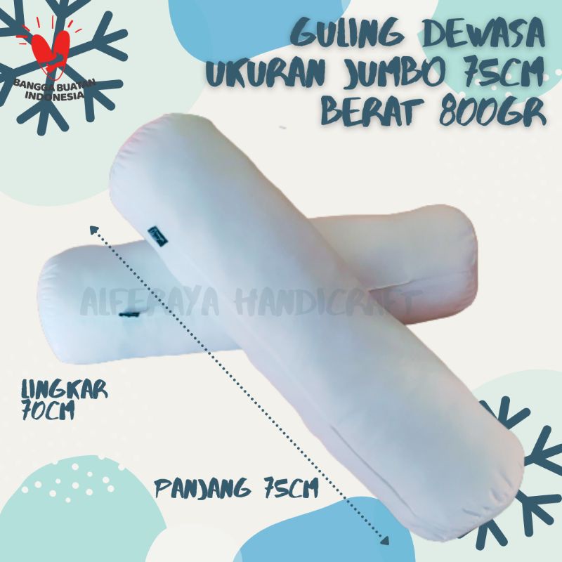 Jual Guling Tidur Ukuran Dewasa | Ukuran 75cm | Guling Tidur Jumbo ...