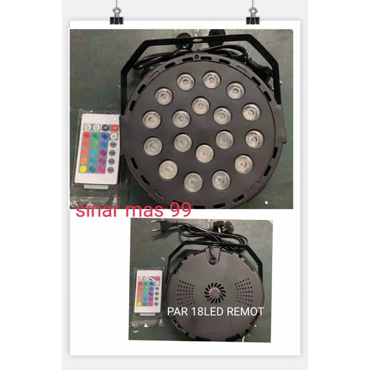 Jual Lampu Par Sorot Panggung Disco 18 /36 LED (Ada remot) Lampu ...