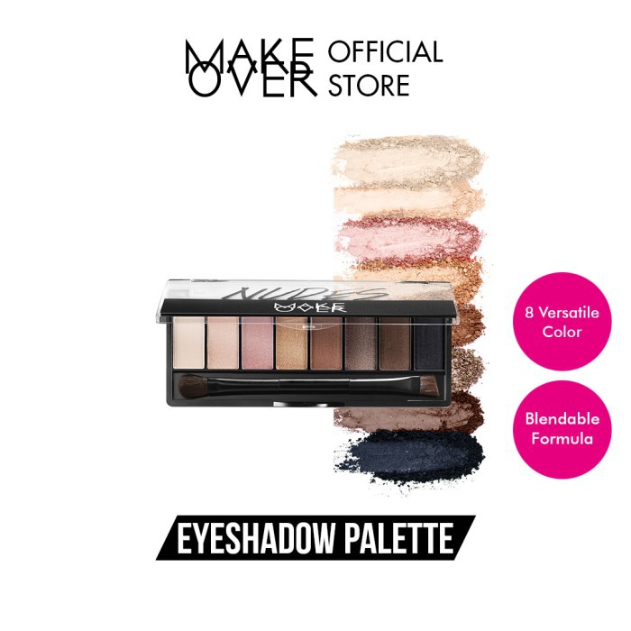 Jual MAKE OVER Eyeshadow Palette NUDES | Shopee Indonesia