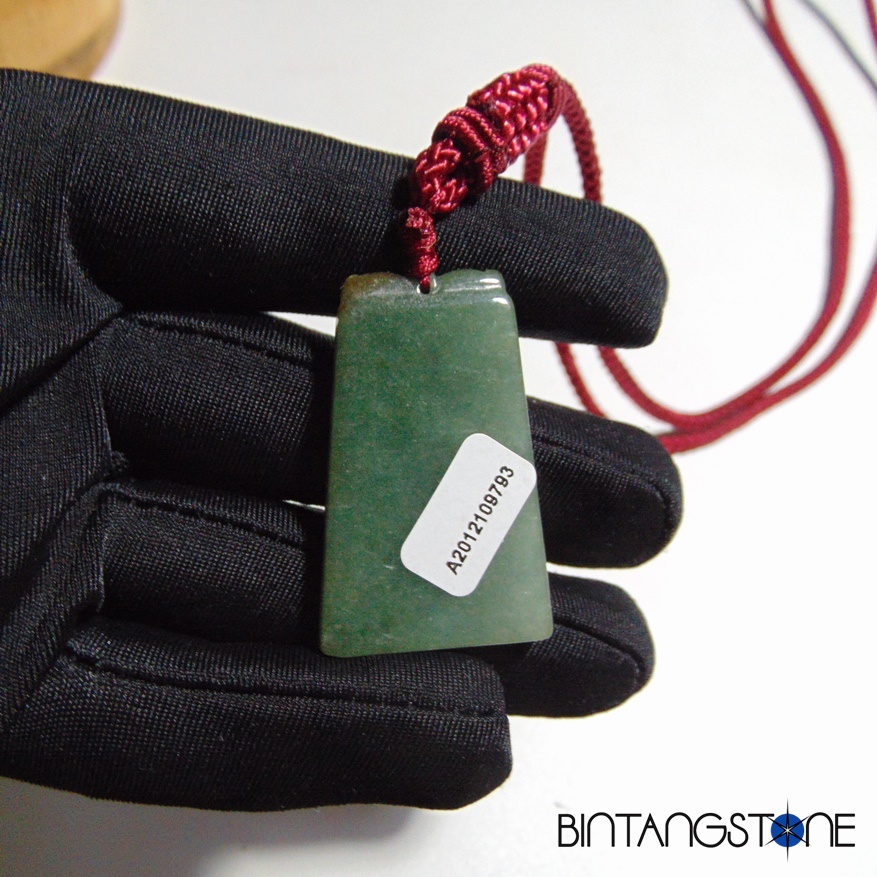 Jual Green Brown Jadeite Burma Kalung Giok Asli Fei Cui Type A Terapi ...