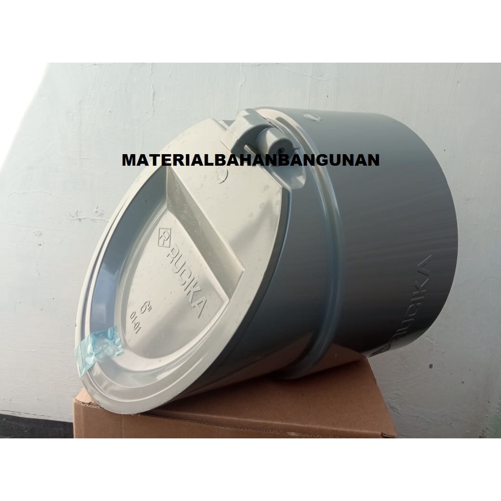 Jual Backflow Valve 6 inch Rucika Sambungan Saluran Limbah Penghambat ...