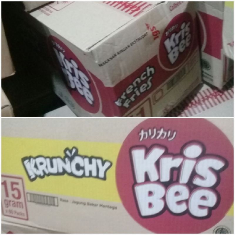 Jual Kris Bee Snack Kentang 1 Dus 60 Pcs x @15gr | Shopee Indonesia