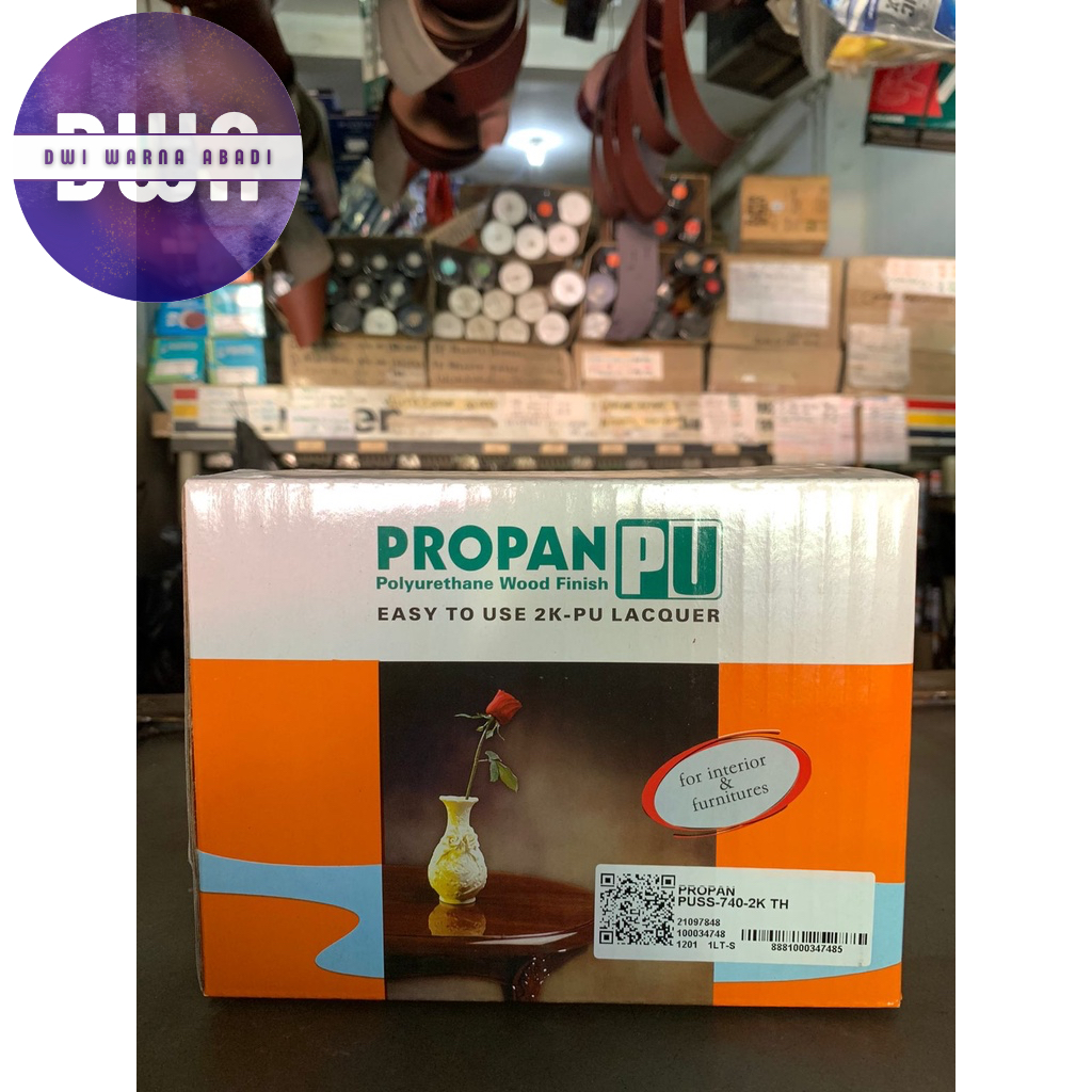 Jual PROPAN PU PUSS 740 2K Wood Finish Kayu Warna | Shopee Indonesia