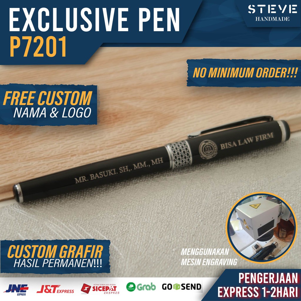 Jual Pena Ballpoint Bolpen Bolpoin Pulpen Rollerball Pen Steve P7201 ...