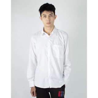 Jual FortKlass Kemeja Polos Pria Lengan Panjang Kemeja Cowok Reguler ...