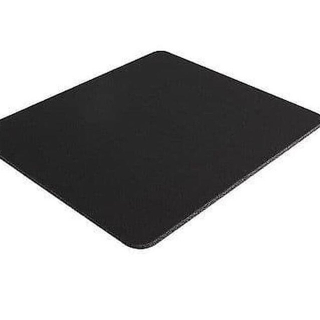 Jual Mousepad hitam kecil ukuran 22x18 mouse pad hitam soft lembut ...