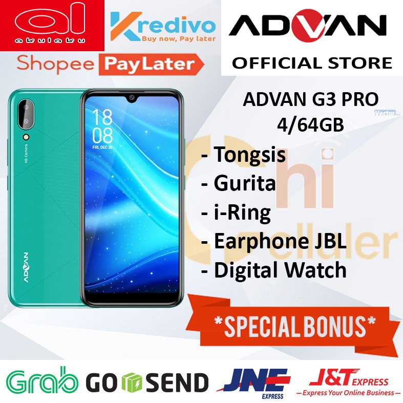 Jual ADVAN G3 PRO 4/64GB GARANSI RESMI ORIGINAL BONUS | Shopee Indonesia