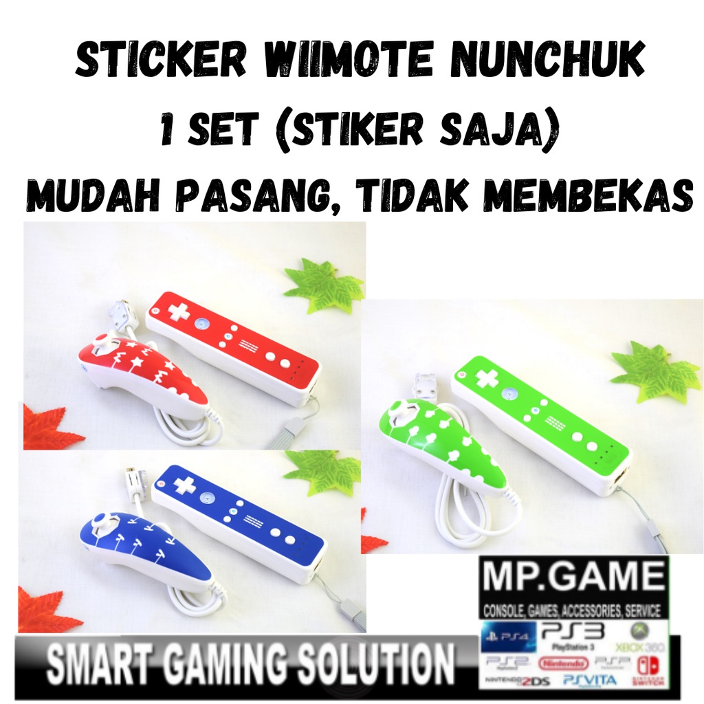 Jual Stiker Wiimote Nunchuk Nintendo Wii Oracal Bestseller Jerman ...