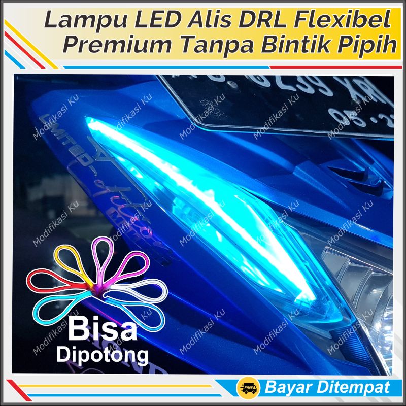 Jual LAMPU LED NEON ALIS TIDAK BINTIK 30CM PREMIUM SOFT UNTUK VARIO ...