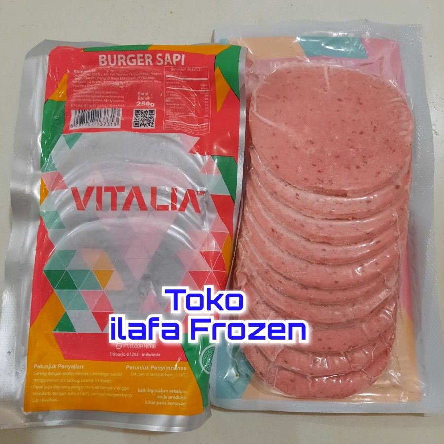 Jual Vitalia Bernardi Beef Burger Daging sapi | Shopee Indonesia