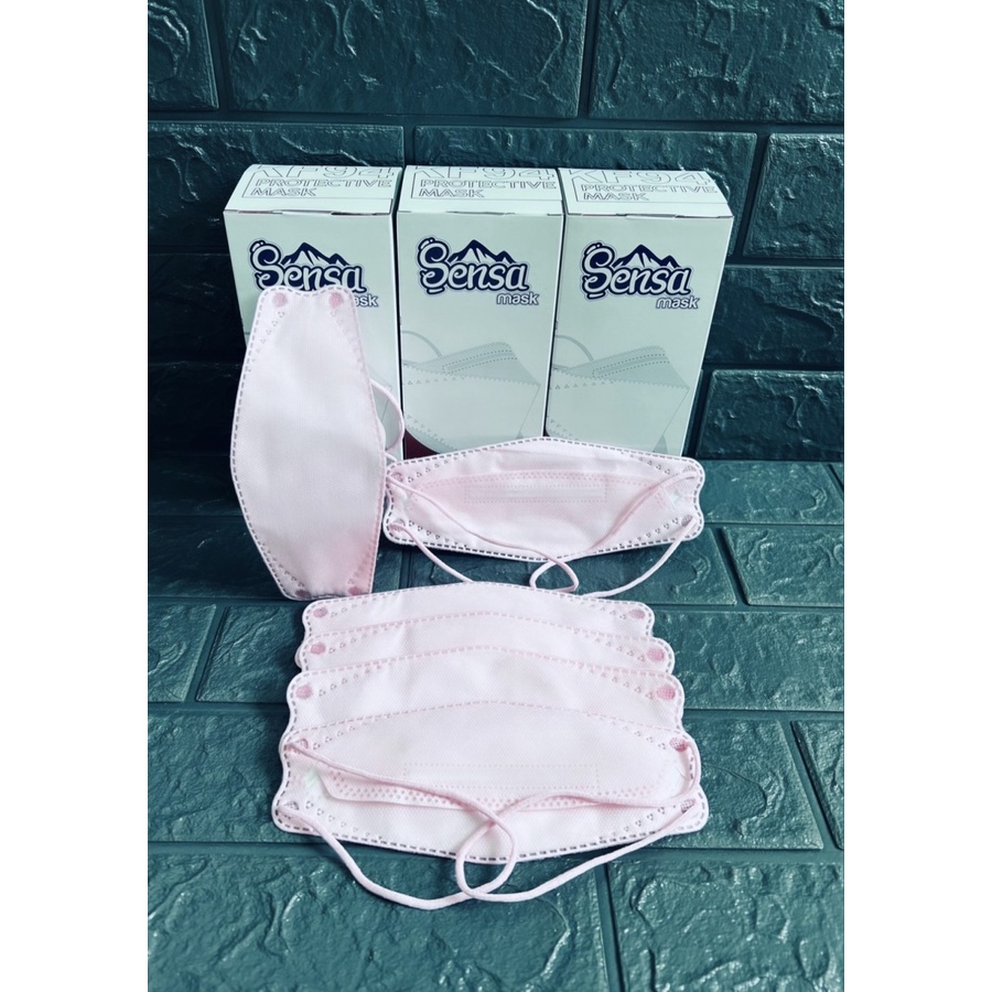Jual Masker Kf94 Hijab Warna Pink ( Baby Pink ) 4Ply Super Premium ...