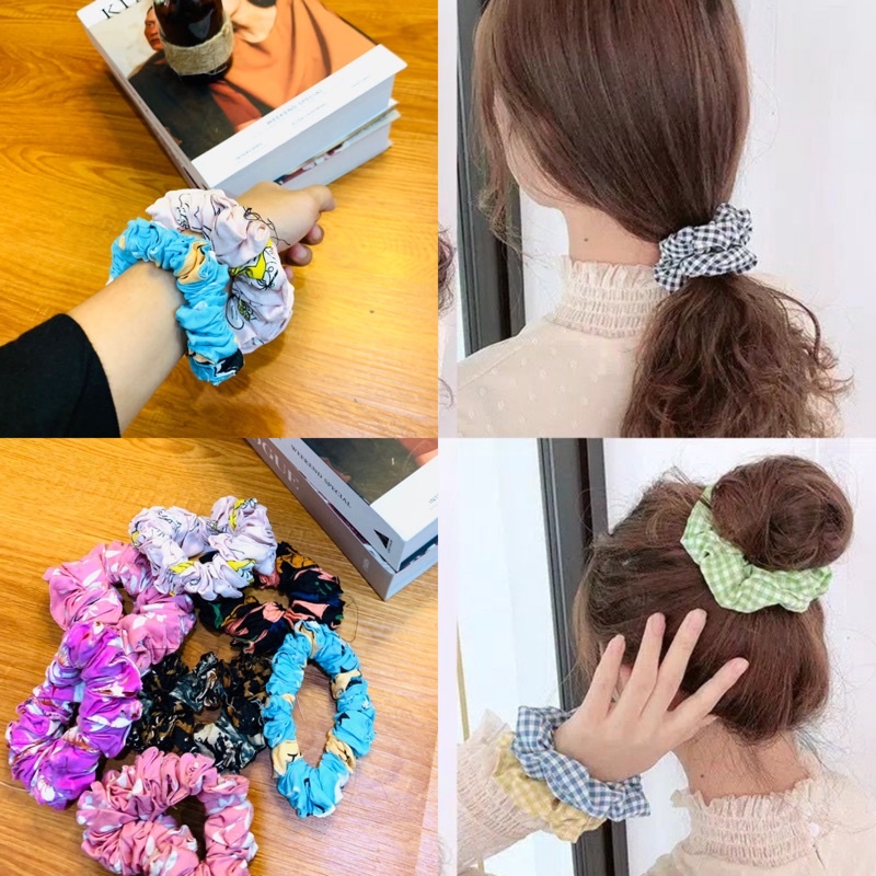Jual Beautyhijab - Ikat Rambut Hijab Scrunchie Random | Shopee Indonesia