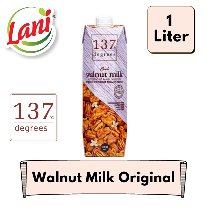 Jual 137 Degrees Walnut Milk Original 1L | Shopee Indonesia