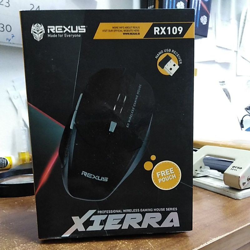 Jual Rexus Xierra RX109 wireless Gaming mouse | Shopee Indonesia