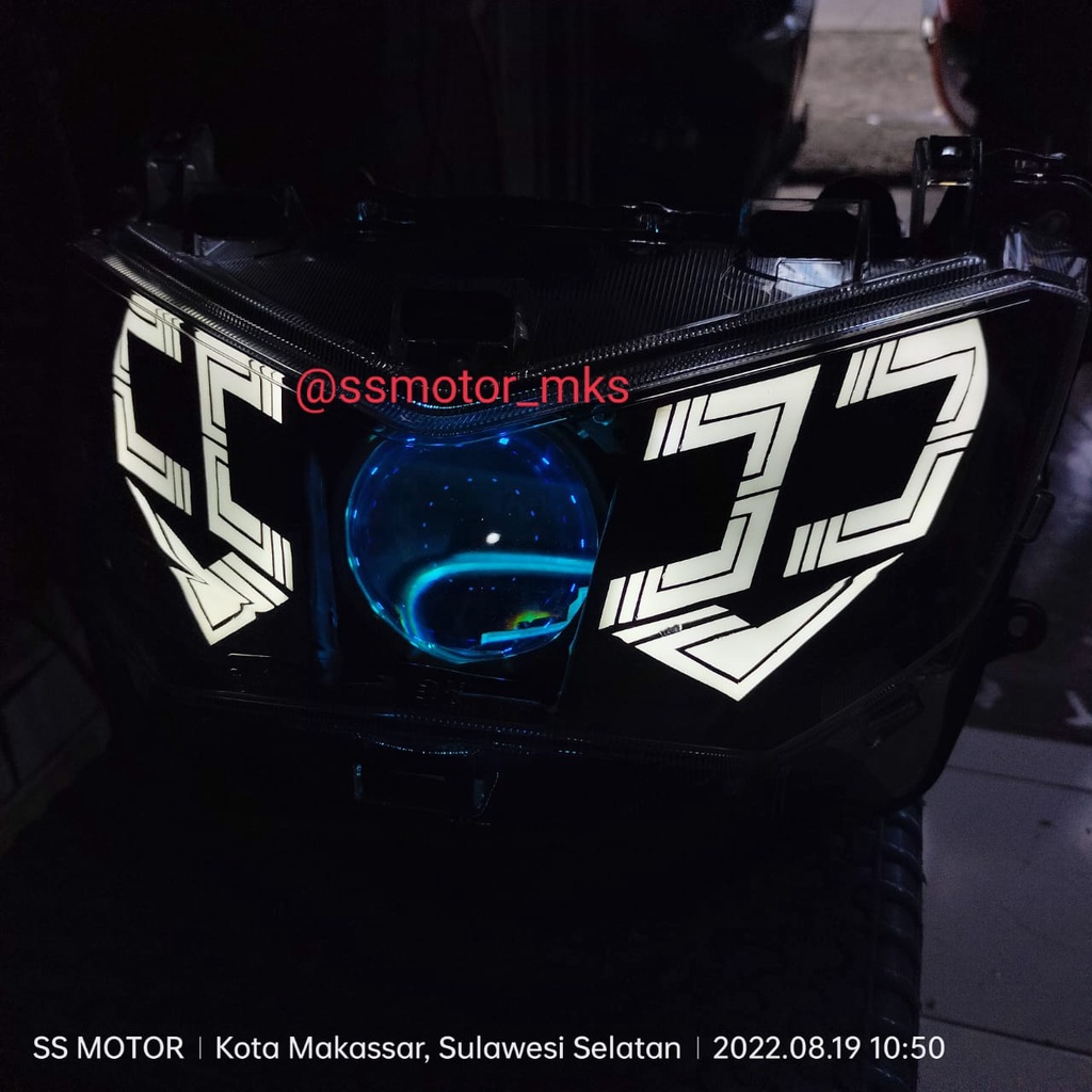 Jual HEADLAMP CUSTOM PROJIE PROJECTOR BILED AES TURBO GEN 2 YAMAHA ALL ...