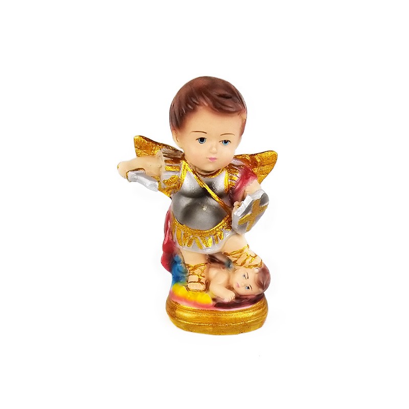 Jual Patung Rohani Malaikat Agung Santo Mikael Kudus Mengalahkan Setan ...