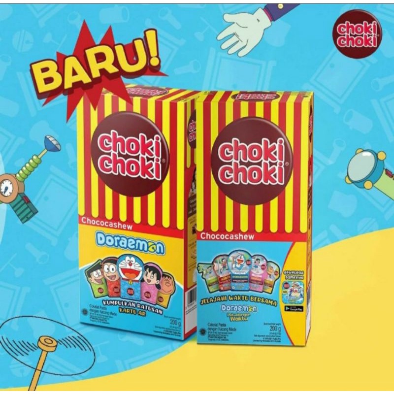 Jual CHOKI CHOKI STIK CHOCOCASHEW DORAEMON SERIES/COKI CHOKI DORAEMON ...