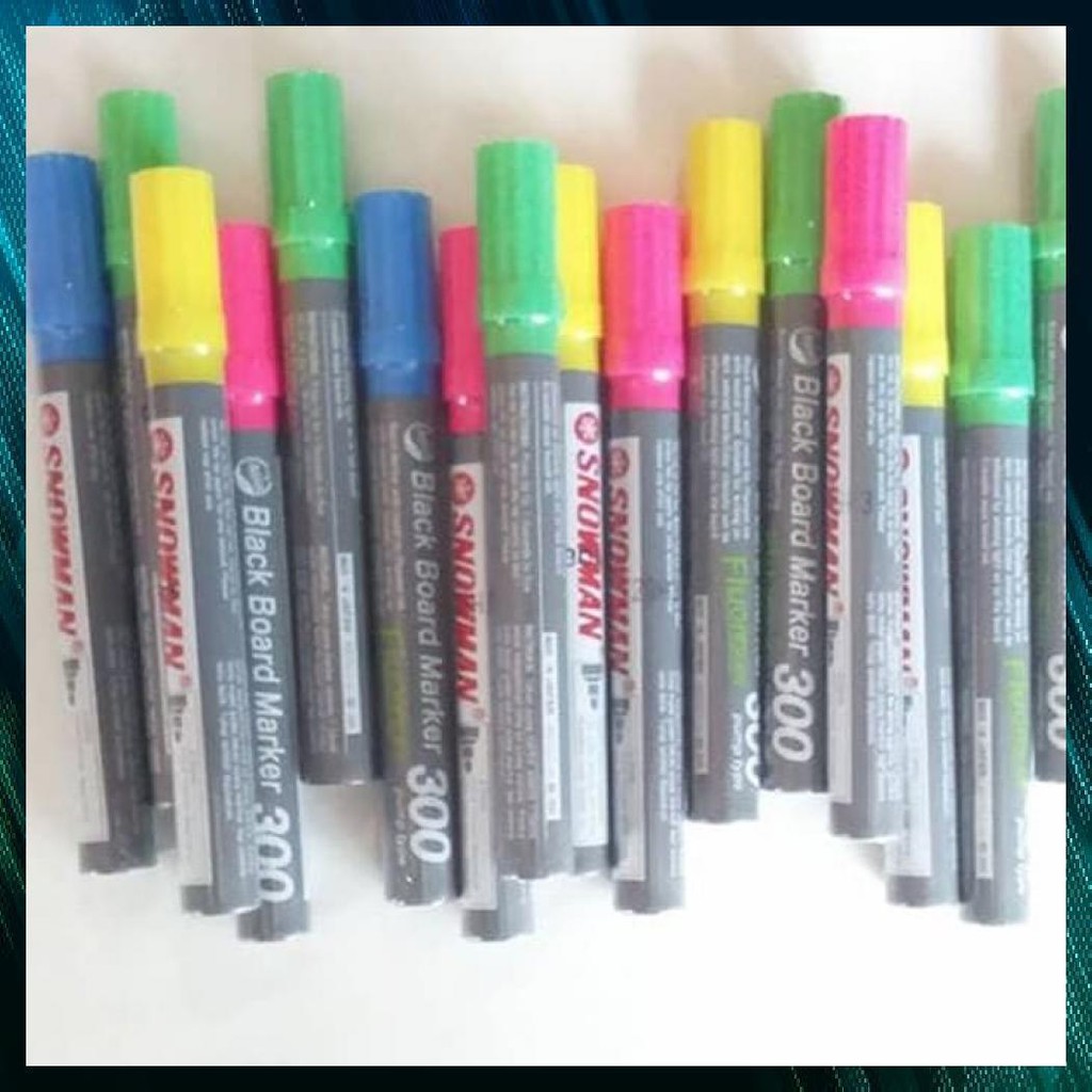 Jual Spidol Utk Blackboard Dan Whiteboard - Snowman Neon Fluorescent ...