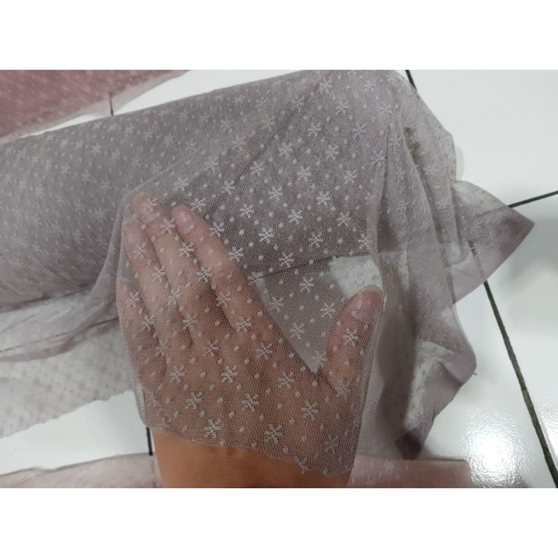 Jual PER MTR tile snow flake, tile salju, tile bintik bintang, tile dot ...