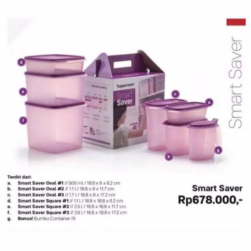 Jual smart saver set with dus | Shopee Indonesia