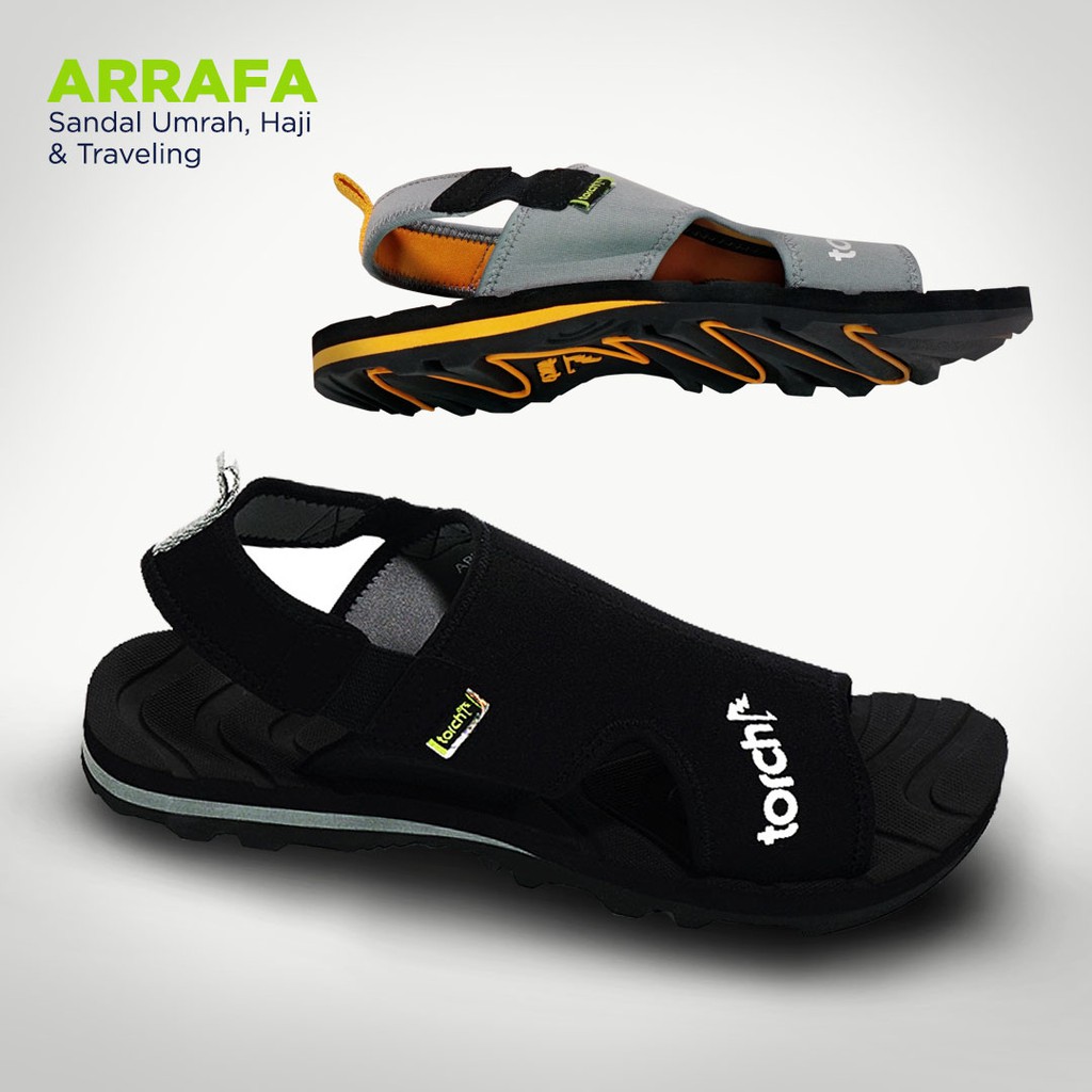 Jual Sandal Umrah Haji & Traveling Arrafa Original Torch | Shopee Indonesia