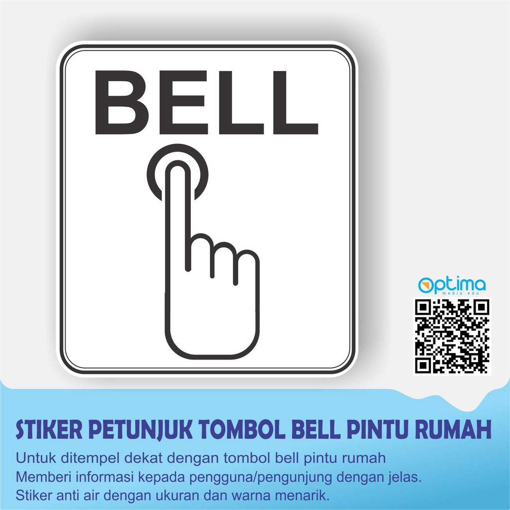 Jual STIKER PENUNJUK TOMBOL BELL DI RUMAH | Shopee Indonesia