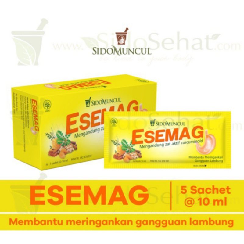 Jual ESEMAG OBAT HERBAL GANGGUAN LAMBUNG 1box isi 5 sachet | Shopee ...