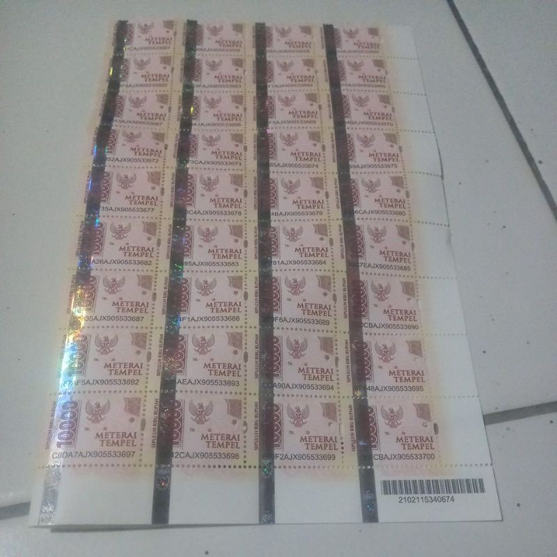 Jual materai 10 ribu | Shopee Indonesia