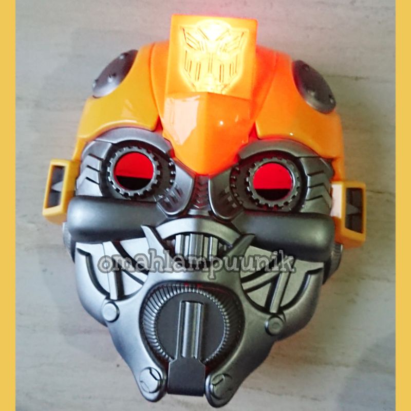 Jual Mainan Anak Topeng Transformer Bumblebee/ Topeng Mainan Anak Robot ...